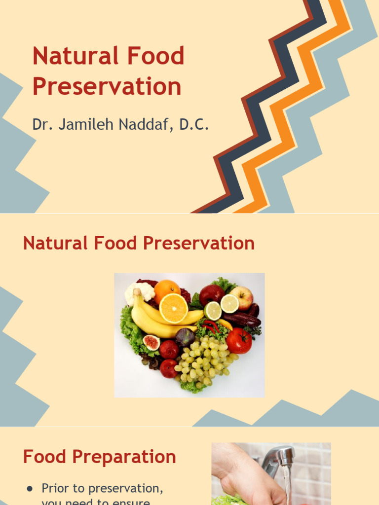 Natural Food Preservation | PDF | Food Preservation | Food Safety