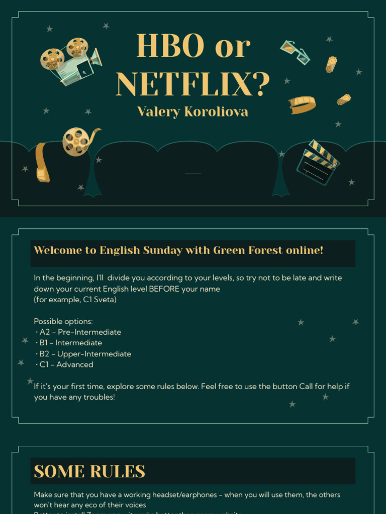 HBO or NETFLIX | PDF