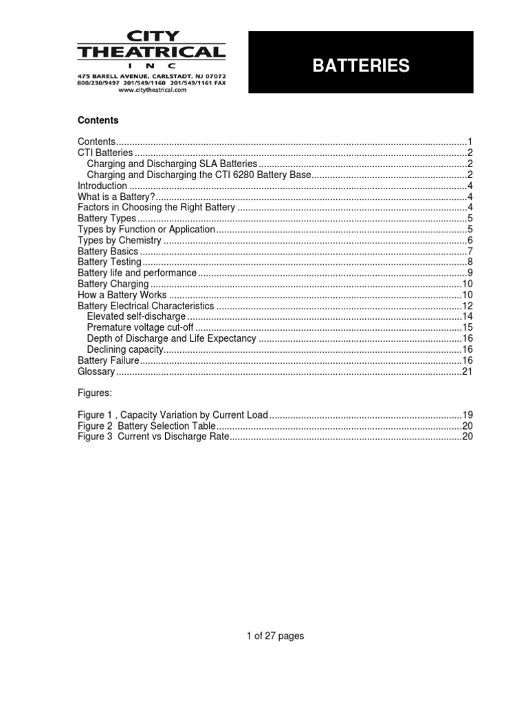 Battery White Paper | Download Free PDF | Battery (Electricity ...