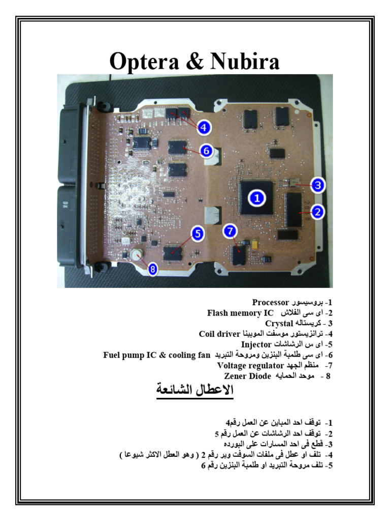 optra ECU | PDF