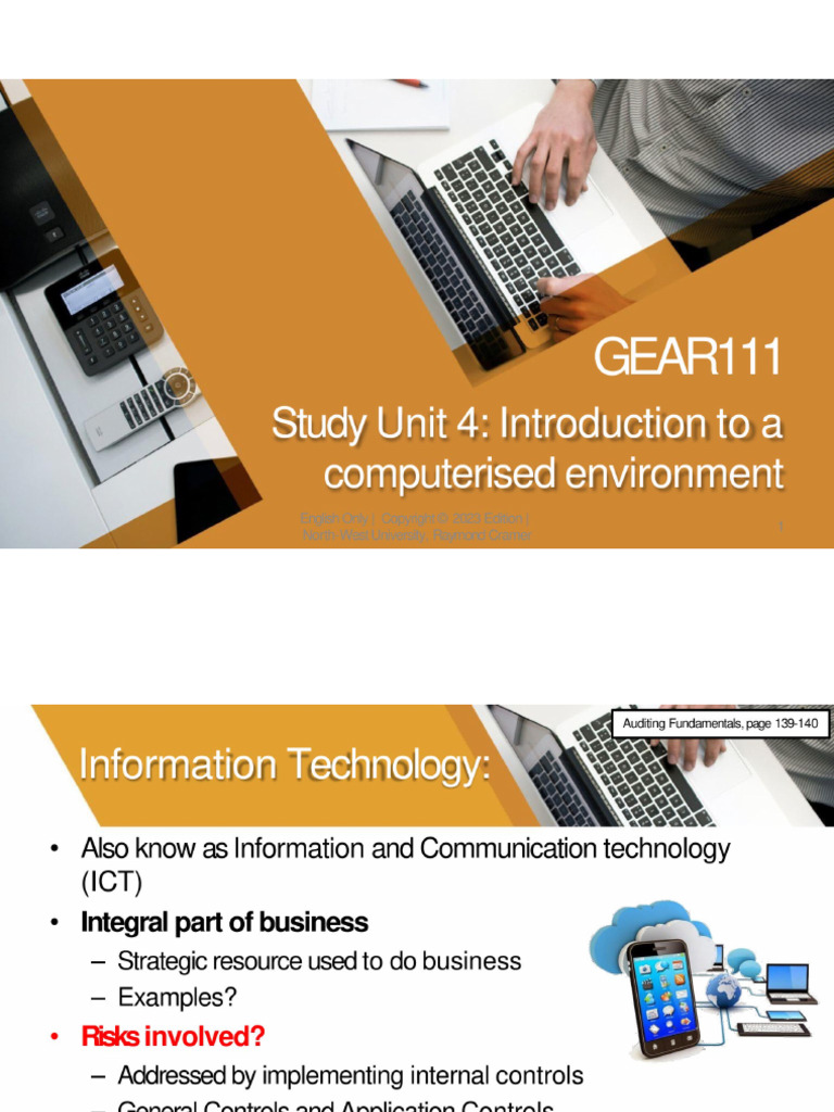 SU4+ +Introduction+to+a+Computerised+Enviroment+ 1 | PDF
