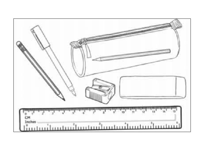 1ero Básico Color The School Supplies 07-04. | PDF