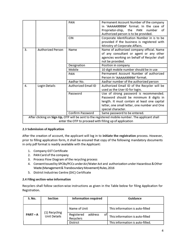 EPR Battery Reg Recycler Details - CPCB | PDF | Materials