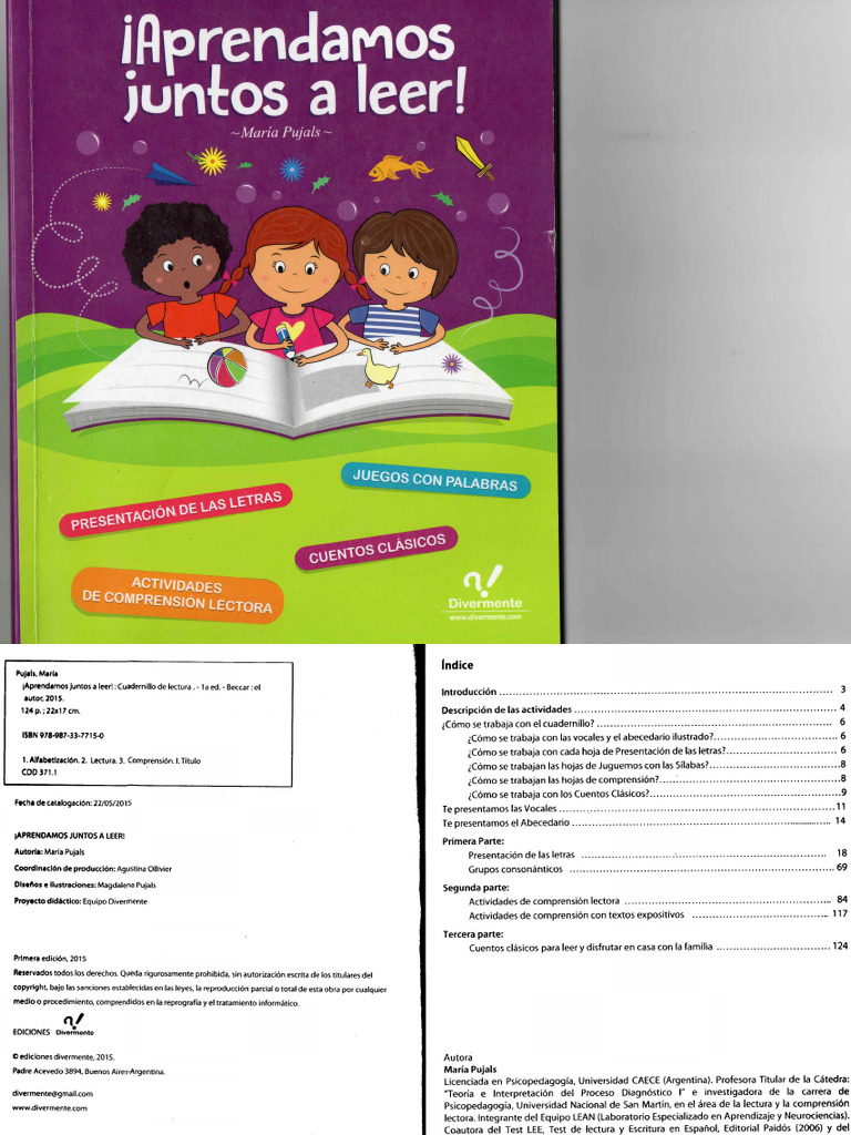 ¡Aprendamos Juntos A Leer! María Pujals | PDF