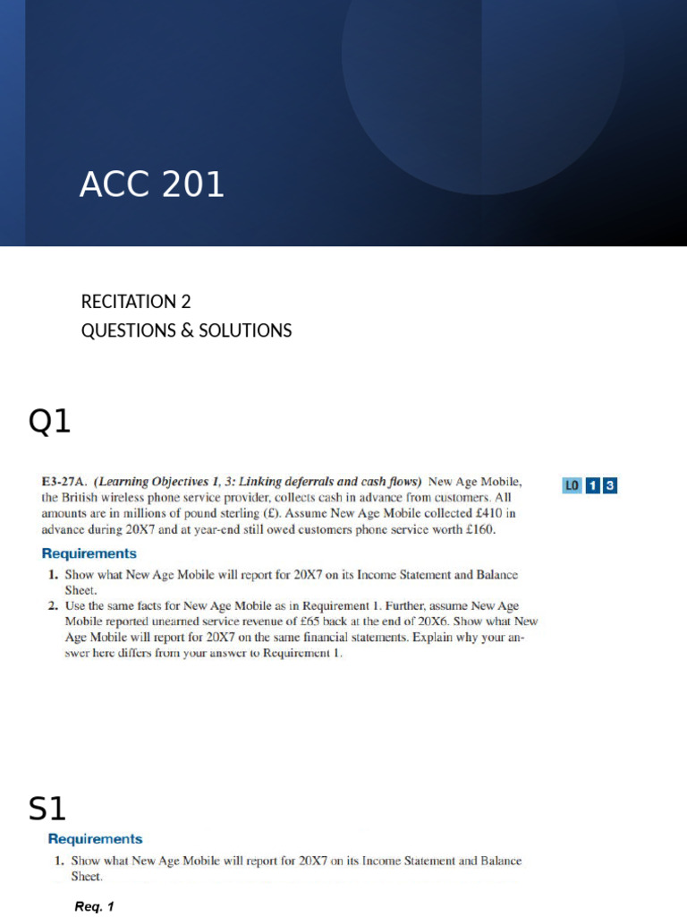 Recitation 2 - QA | PDF