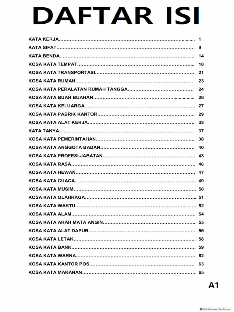 Kosa Kata Lengkap | PDF