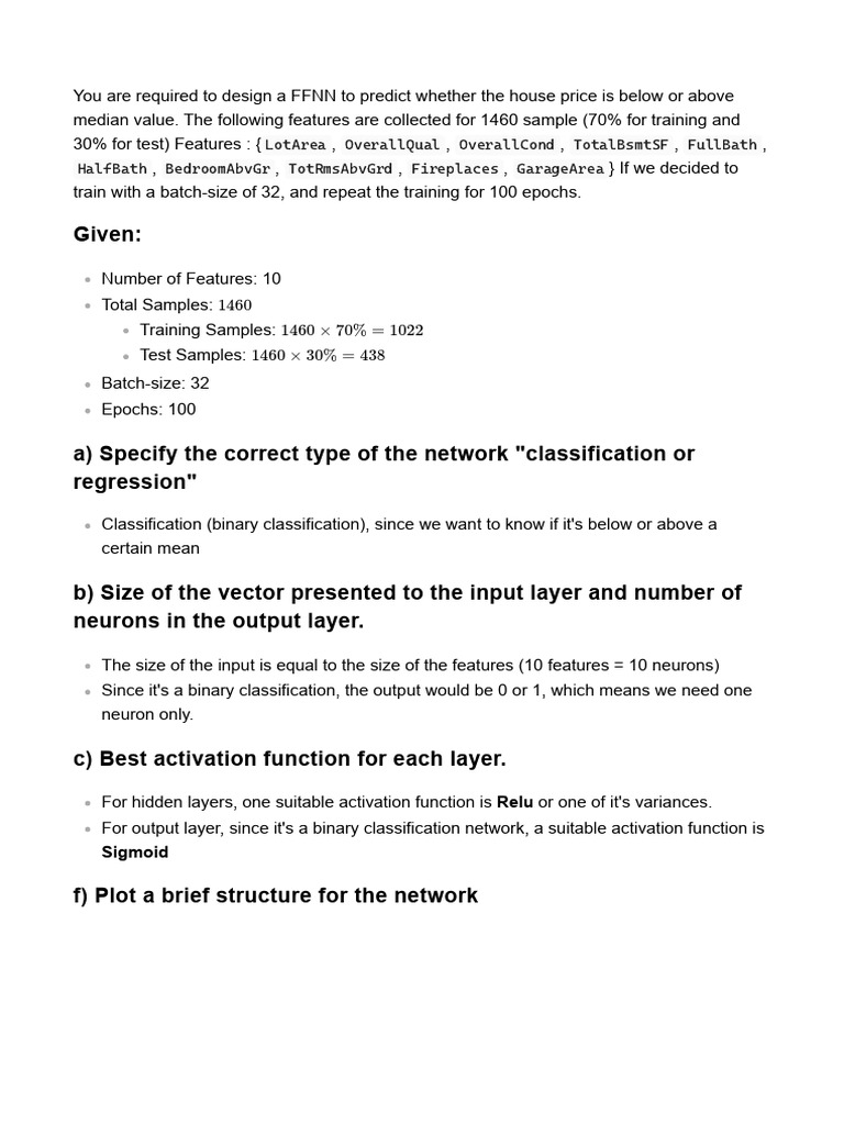 Neural Network - Assignment 3 Revised (1) | PDF