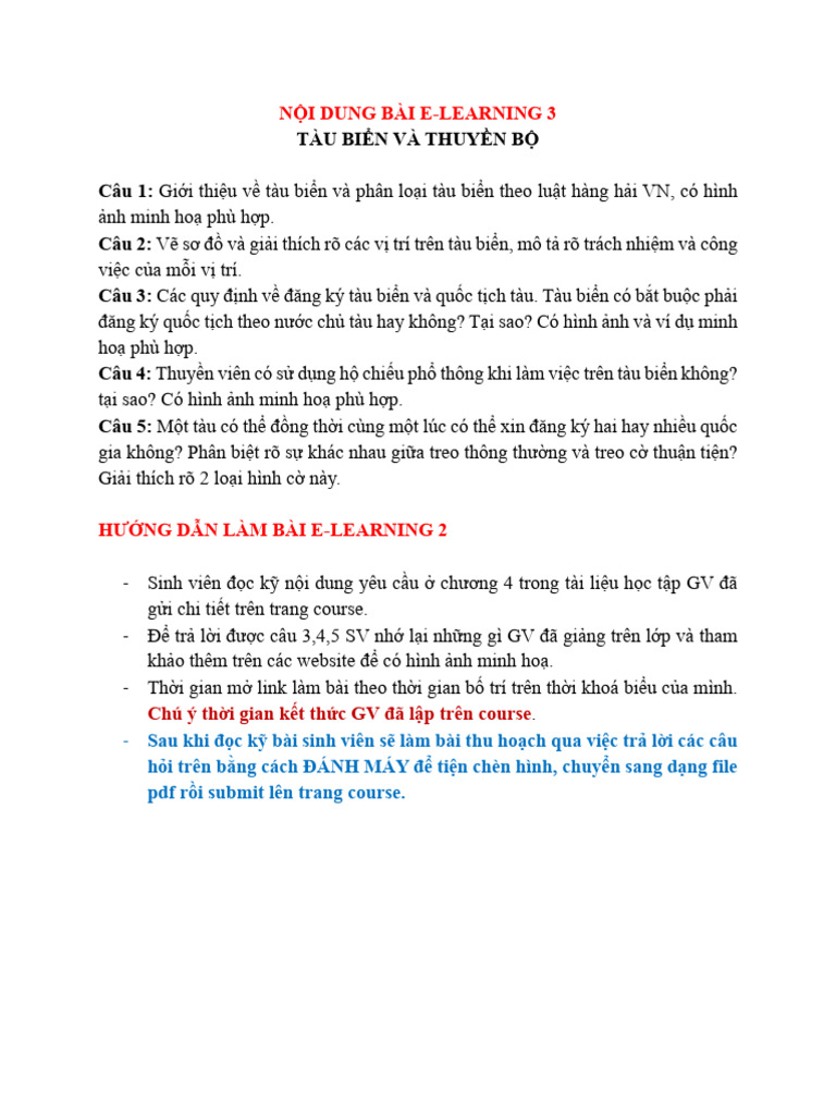 E-Learning 3 - LUẬT VTB | PDF