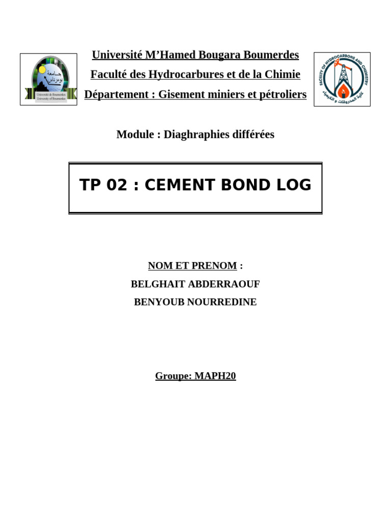TP Diagraphies 2 | PDF