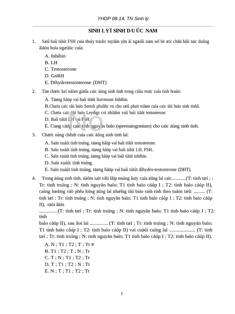 Chuong 7 Sinh Duc | PDF