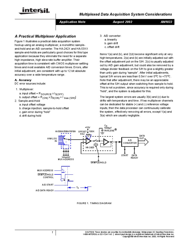 An 1033 | PDF | Analog To Digital Converter | Amplifier
