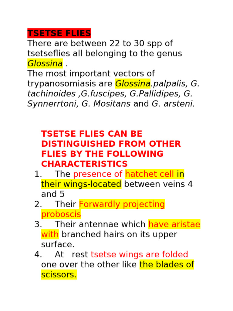 Tsetse Flies: Vectors of Trypanosomiasis | PDF | Insecticide