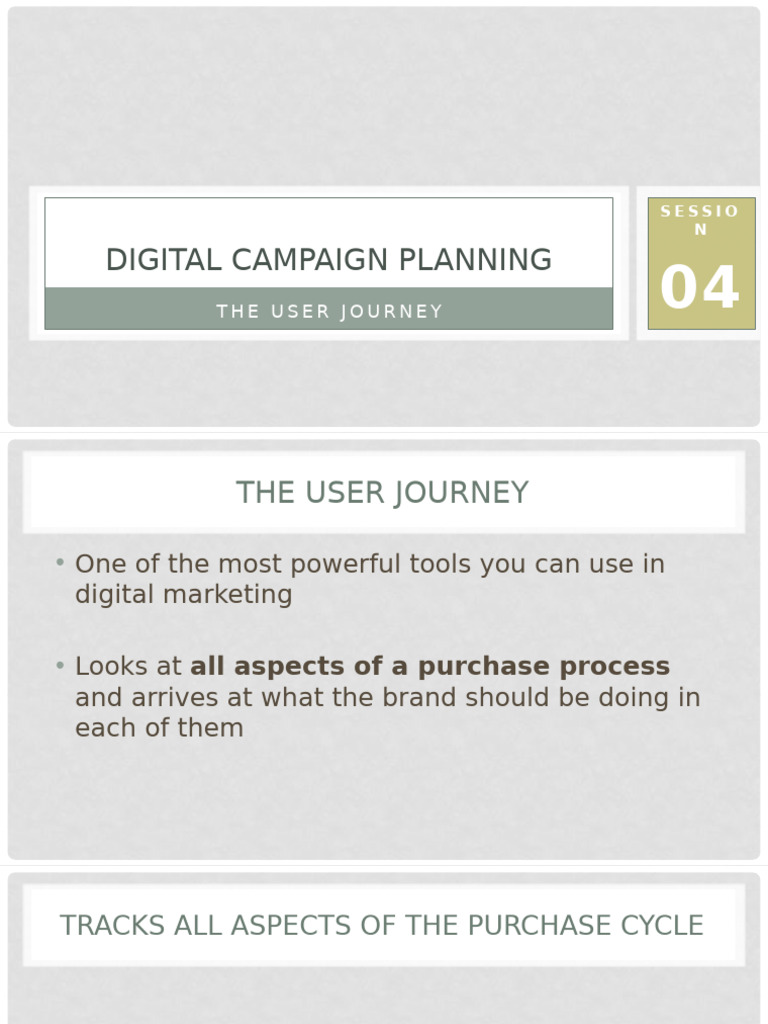 User Journey in Digital Marketing | PDF | Brand | Digital Marketing