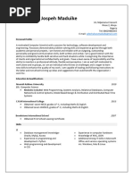 Sample CV - Fake Resume | PDF