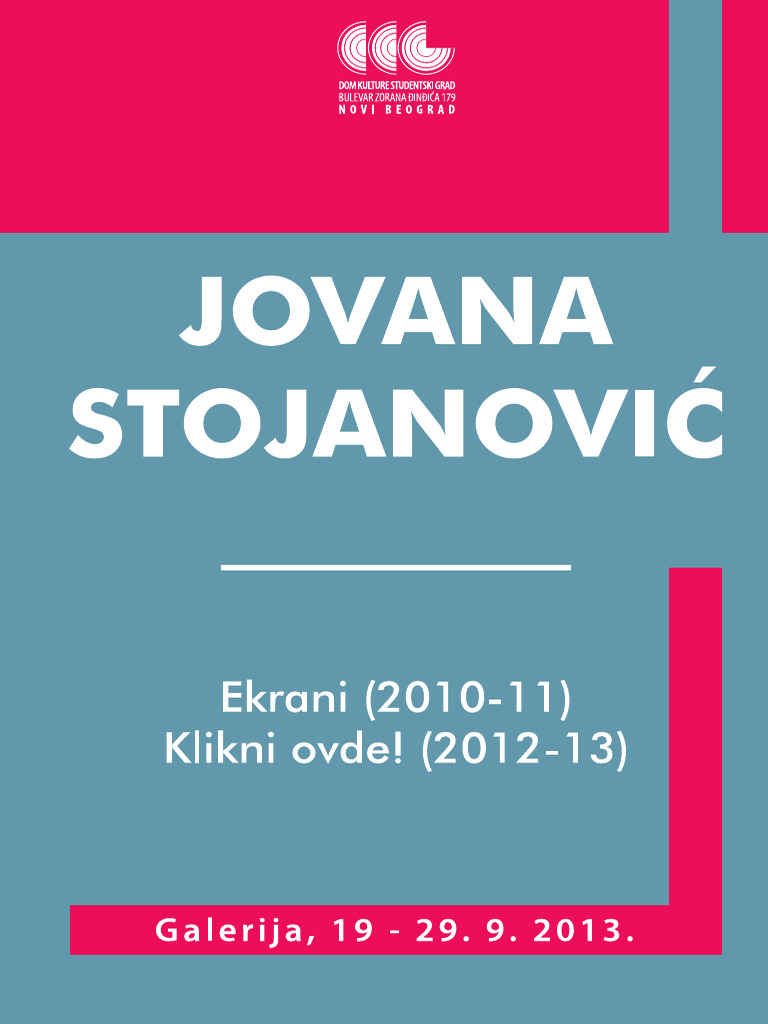 Katalog Jovana Stojanovic | PDF