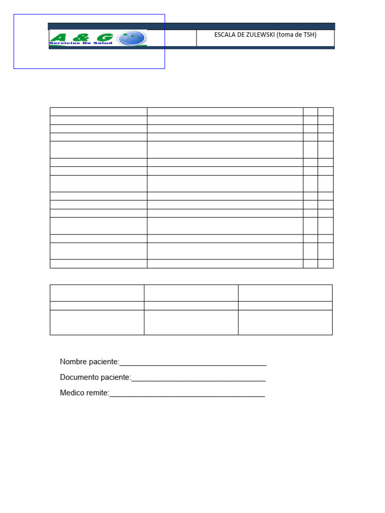 Escala de Zulewski | PDF