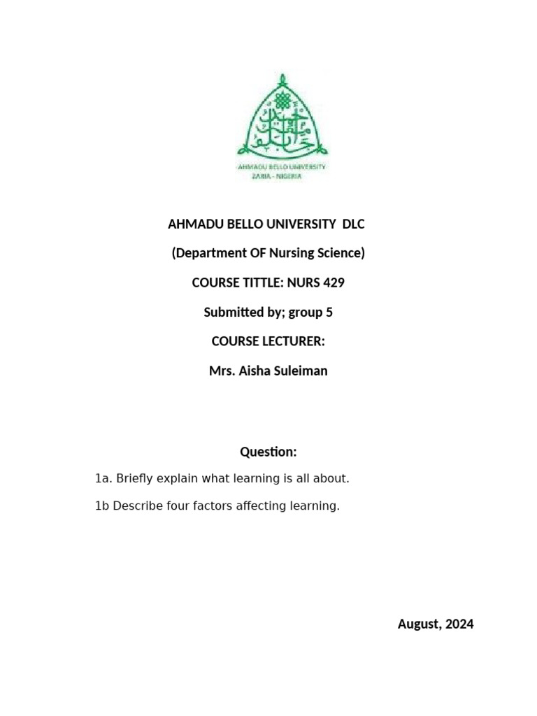 group 5 assignment ccr developt. | PDF | Learning | Cognition
