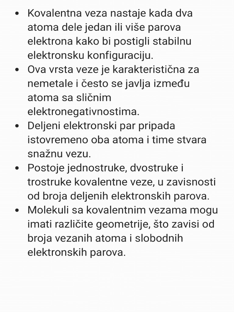 Kovalentne veze | PDF