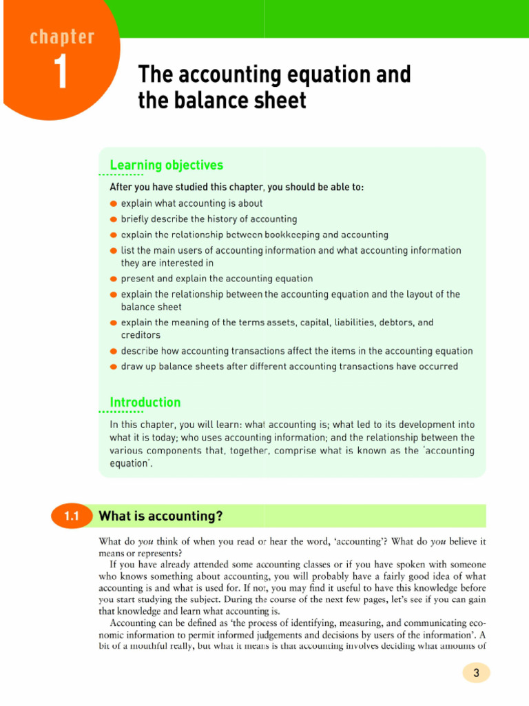 Accounting Basics Reading | PDF