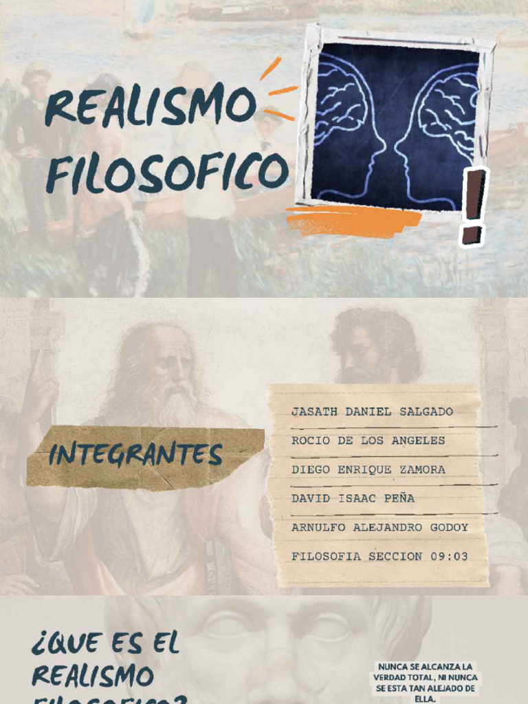 Presentación Realismo Filosófico Grupo #2 | PDF