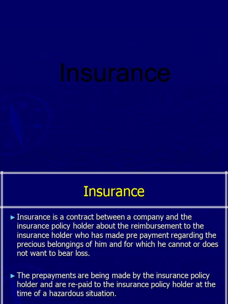 Types and Benefits of Insurance Explained | PDF | Insurance | Reinsurance