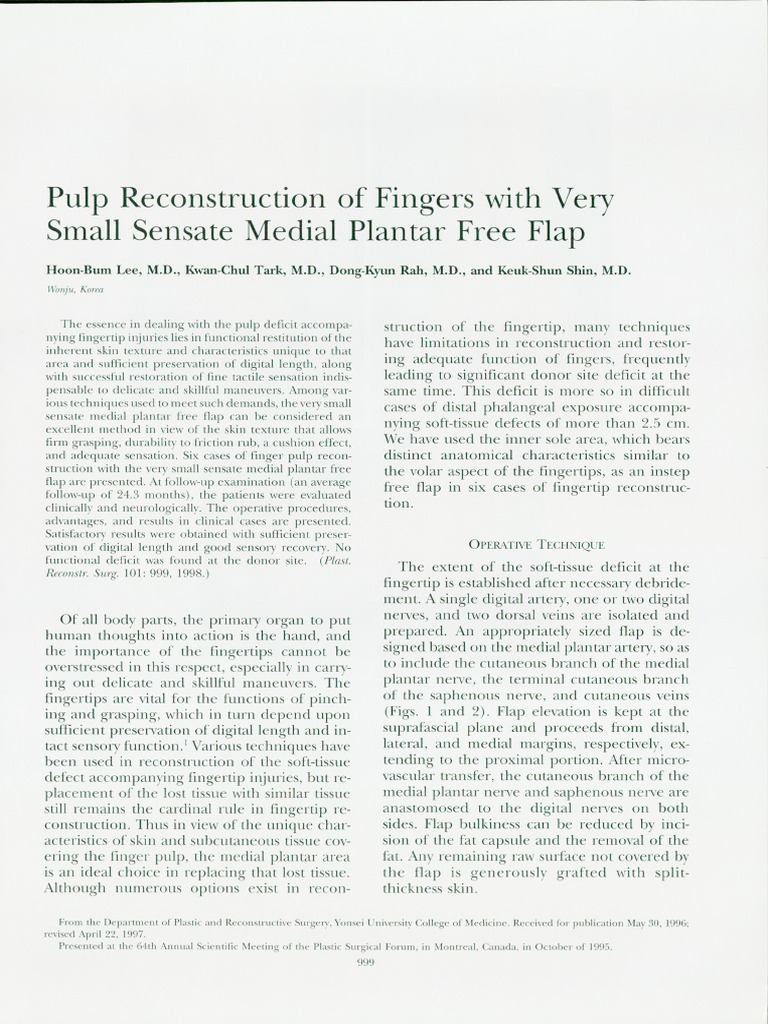 Pulp Reconstruction | PDF
