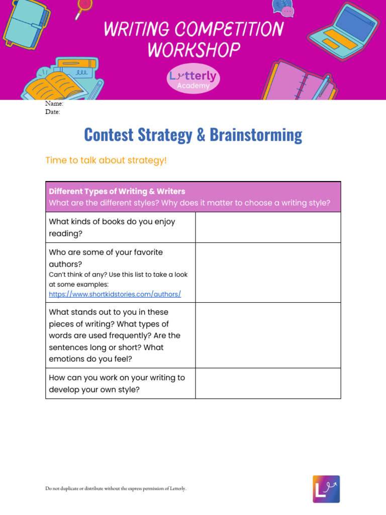 (HANDOUT) 2 - Brainstorming (WC) | PDF