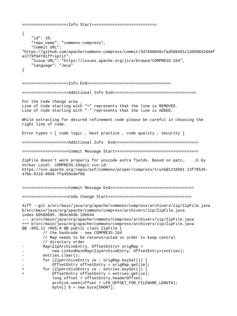 Karthik Java10commonscompress | PDF | Zip (File Format) | Computer Data