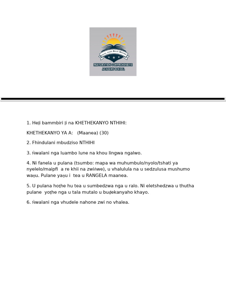 TSHIVENDA | PDF