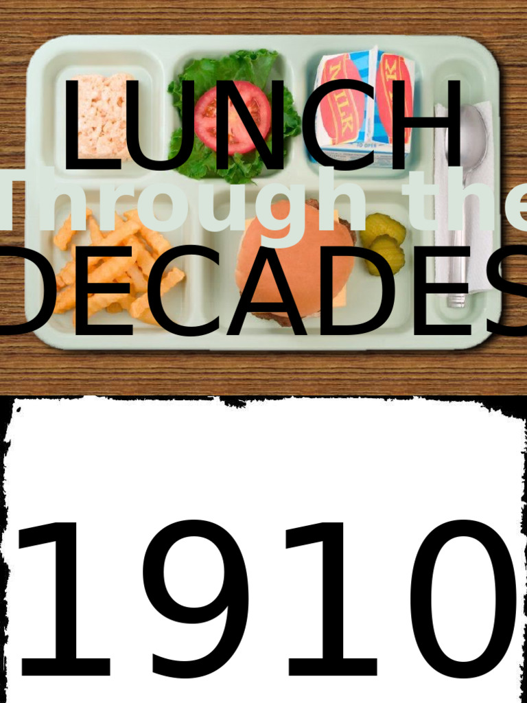 Lunch Through The Decades | PDF