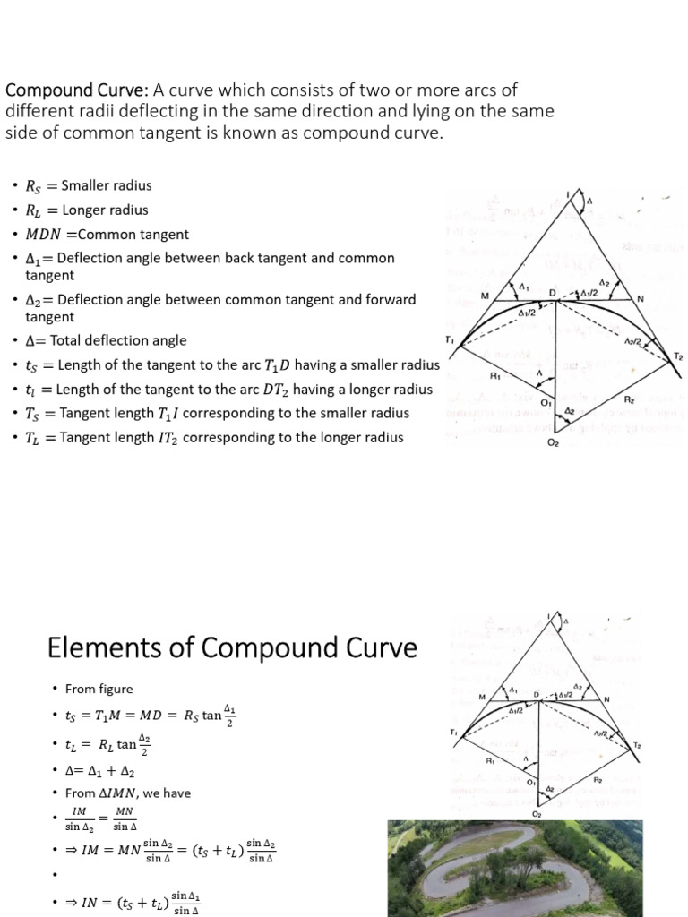 Compound Curves | PDF