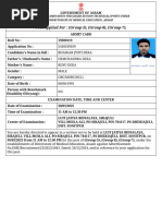 DME Grade IV Admit Card Details | PDF