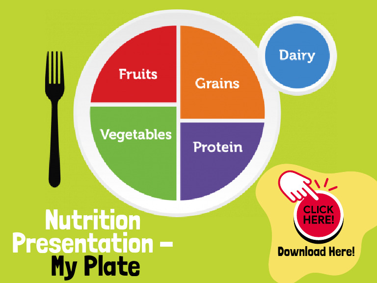 My Plate Nutrition Presentation Download | PDF