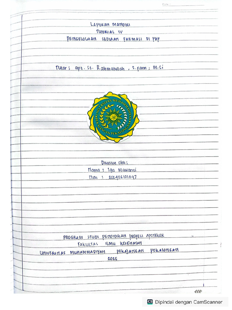 Iga Mawarni - Tutorial 4 Pengelolaan | PDF