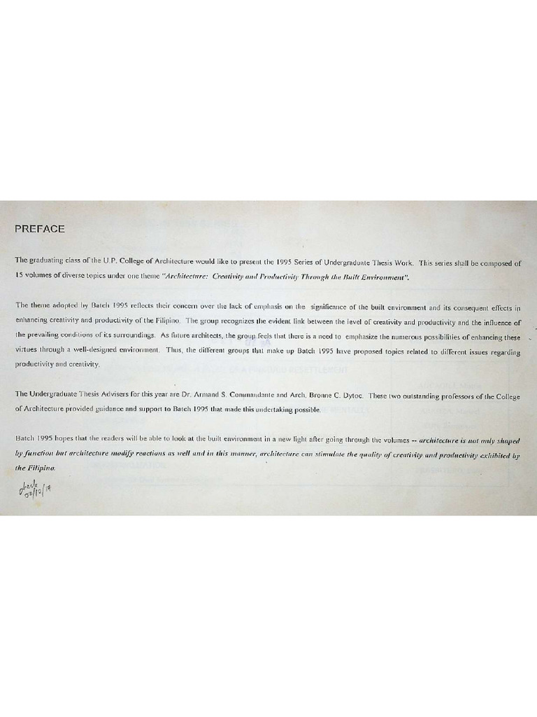 Florese Marc Preliminary Pages | PDF