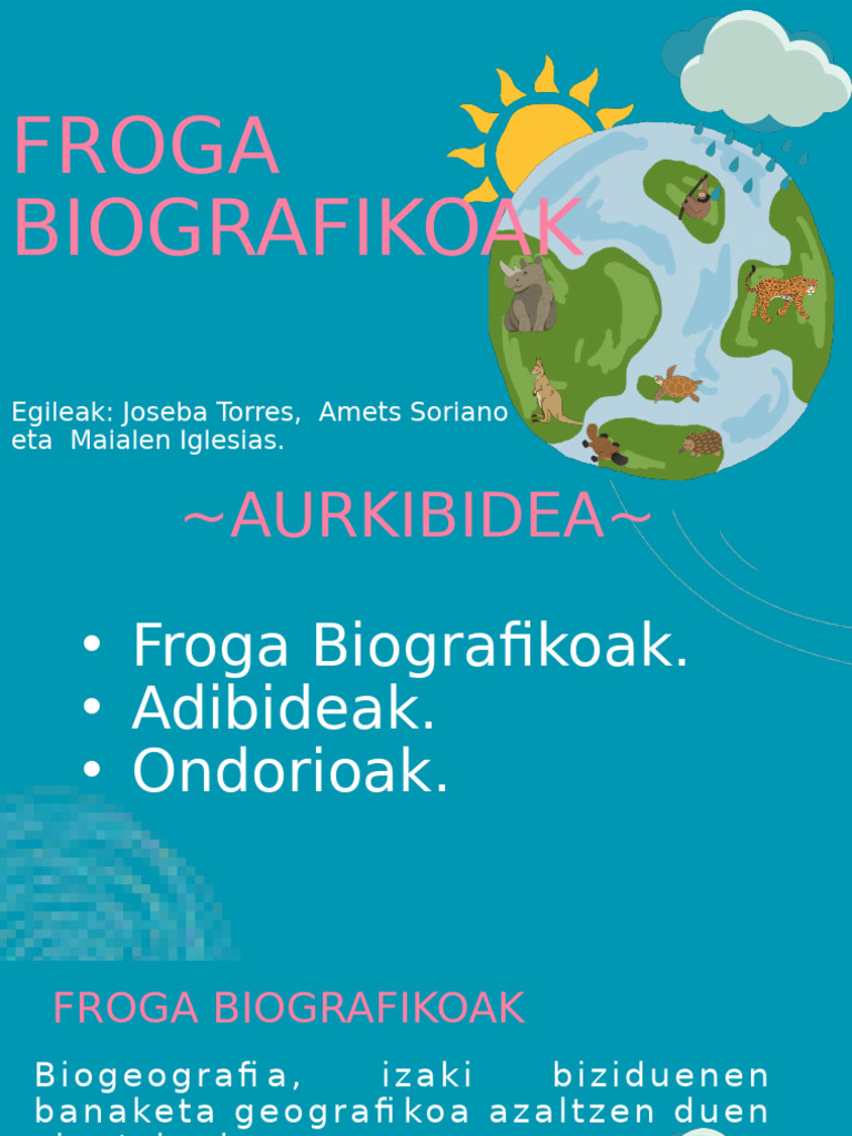 Froga Biografikoak | PDF