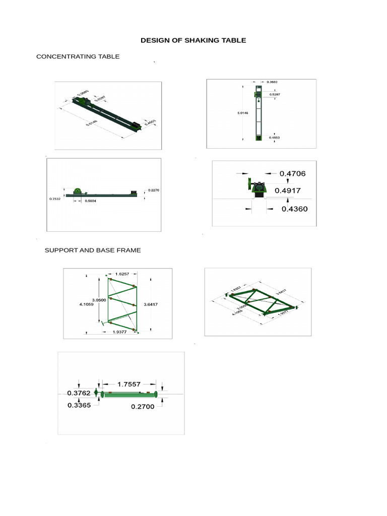 Design of Shaking Table | PDF