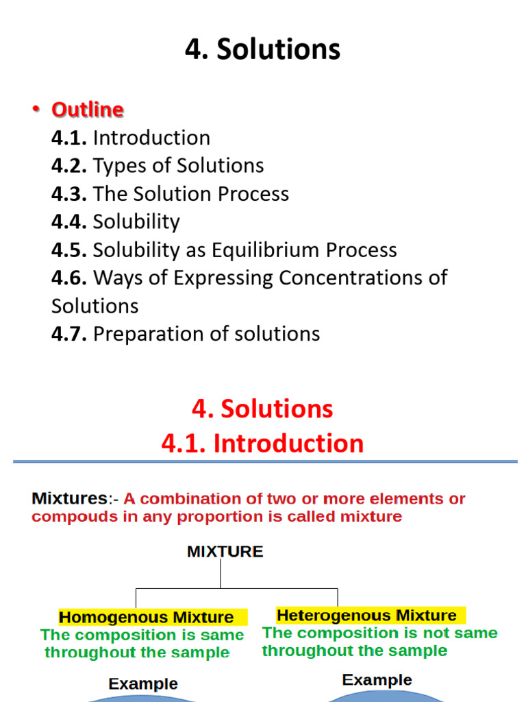 Remedial Chemistry Course Chapter-4 | PDF | Parts Per Notation | Solvation