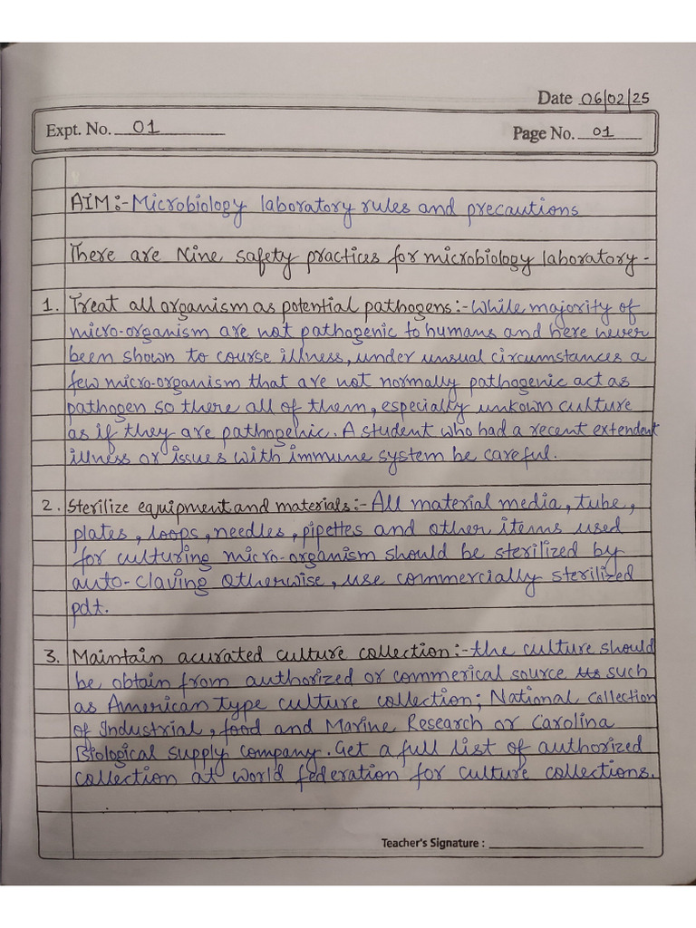 Microbiology Lab ? | PDF