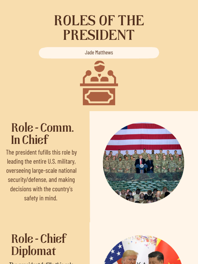 Roles of The President | PDF