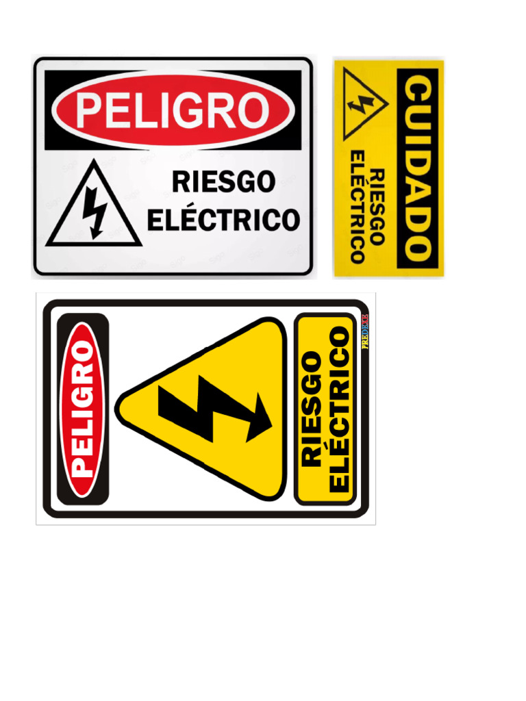 1.0 ROTULOS RIESGO ELECTRICO | PDF