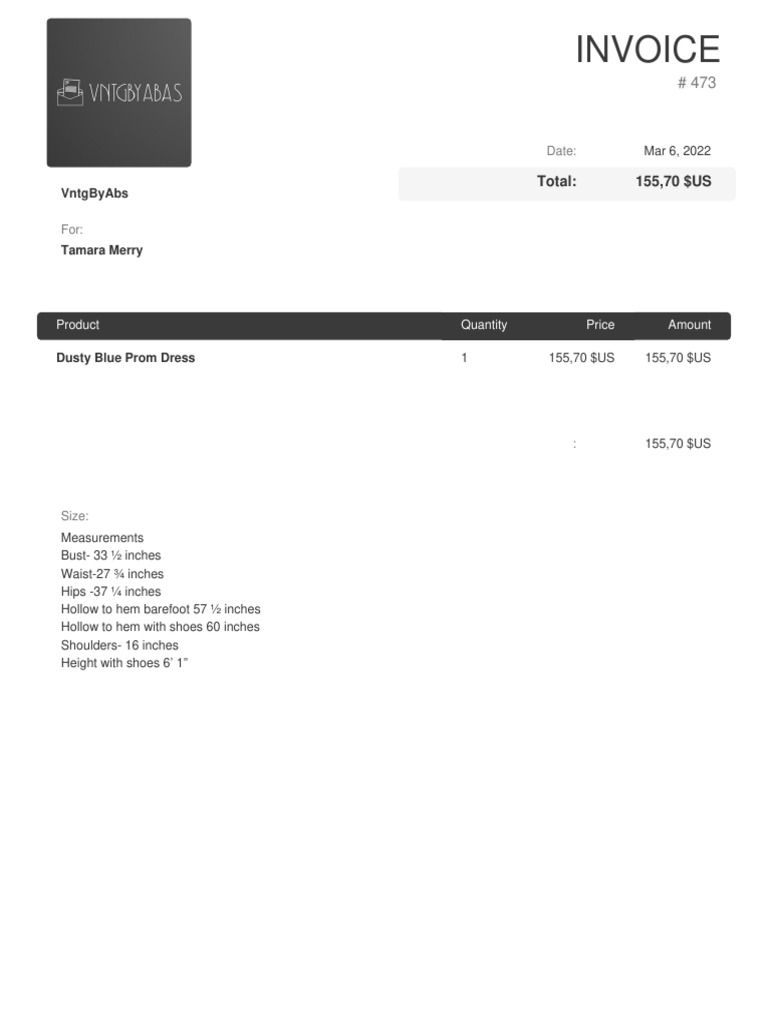 Invoice # 473 (2) | PDF