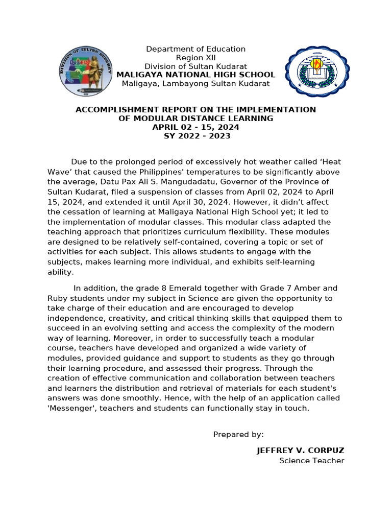 Narrative Modular Learning | PDF