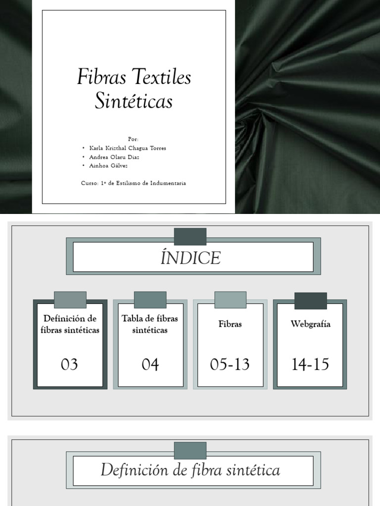 Propiedades de Fibras Sintéticas | PDF | Fibra sintética | Textiles
