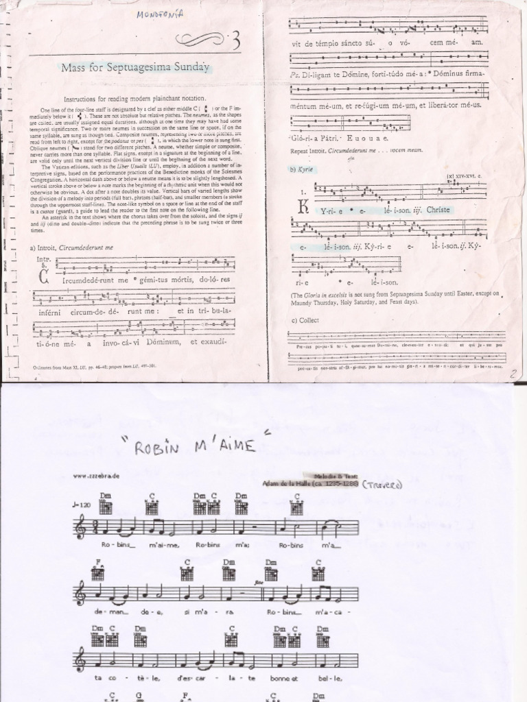 Kyrie y Juego de Robin y Marion | PDF