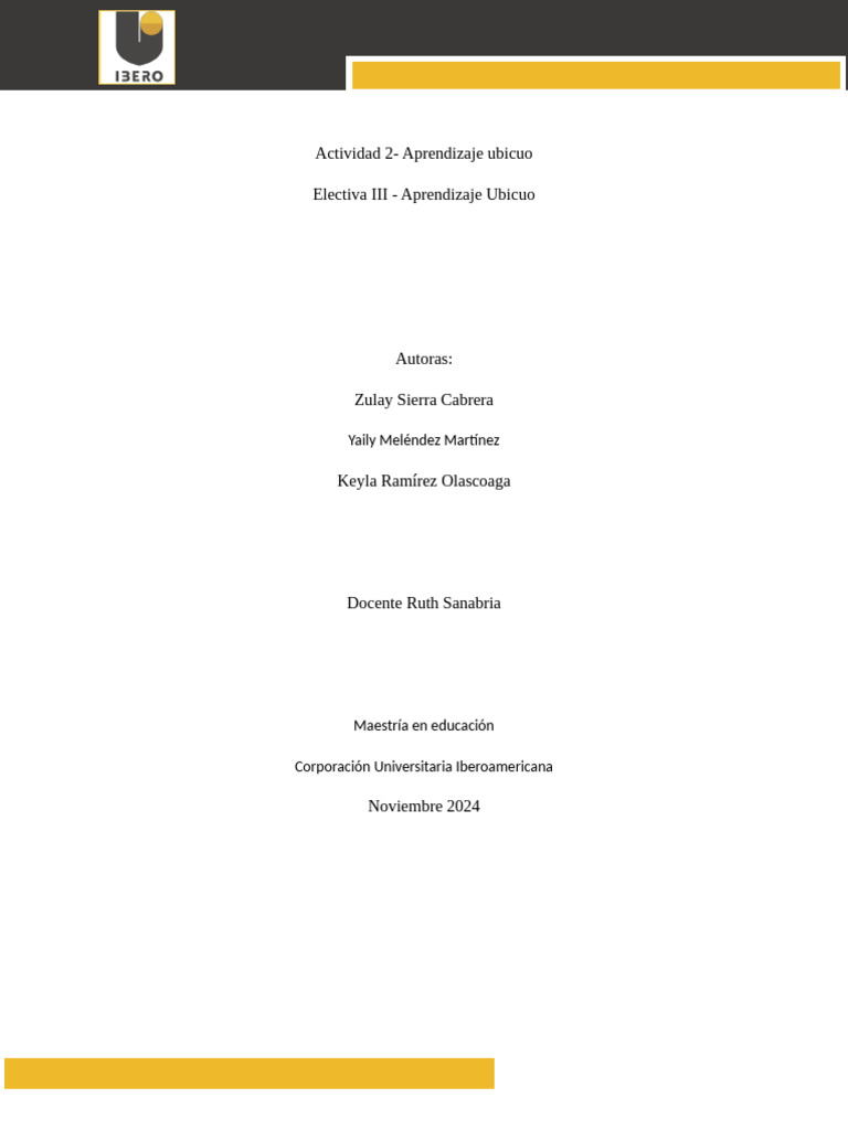 Aprendizaje Ubicuo en Educación Moderna | PDF