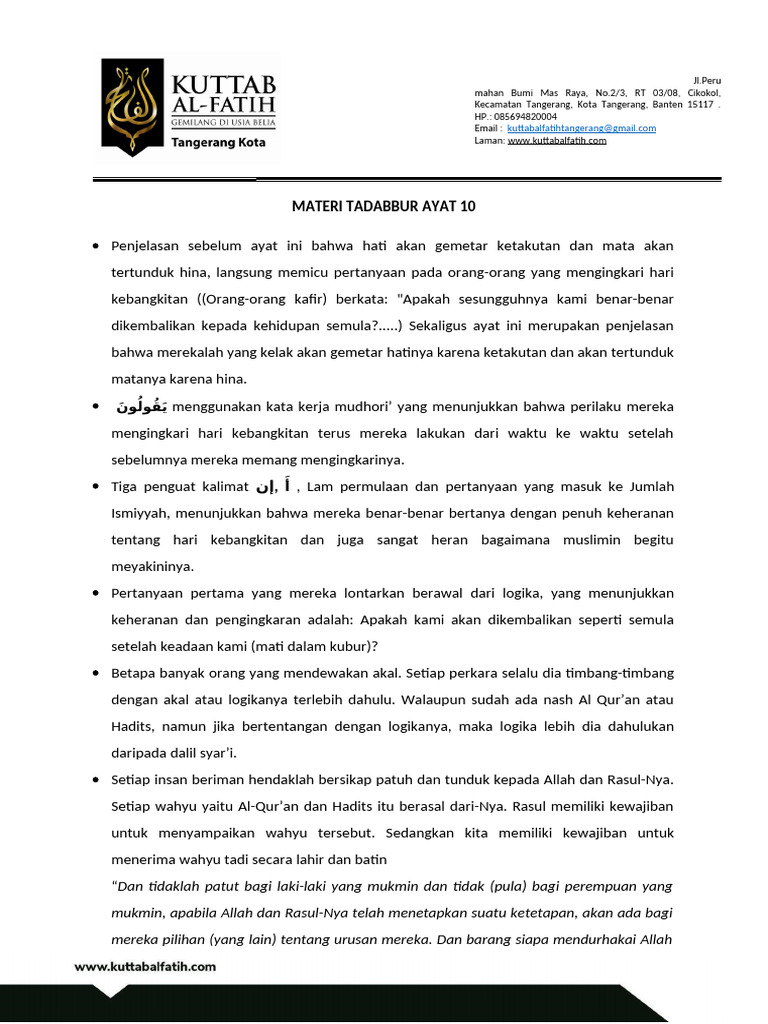 14 Materi An-Nazi'at Ayat10 Q2B-Ikh Burhan | PDF