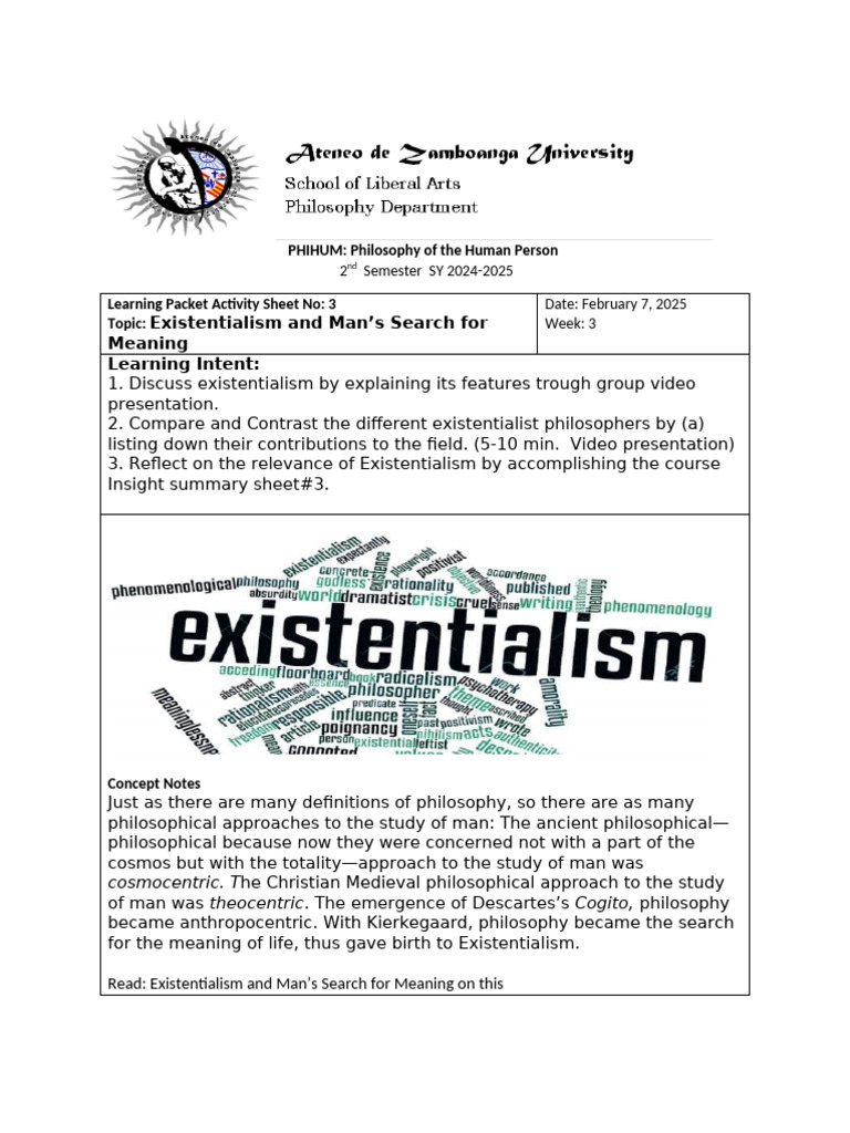 Existentialism | PDF