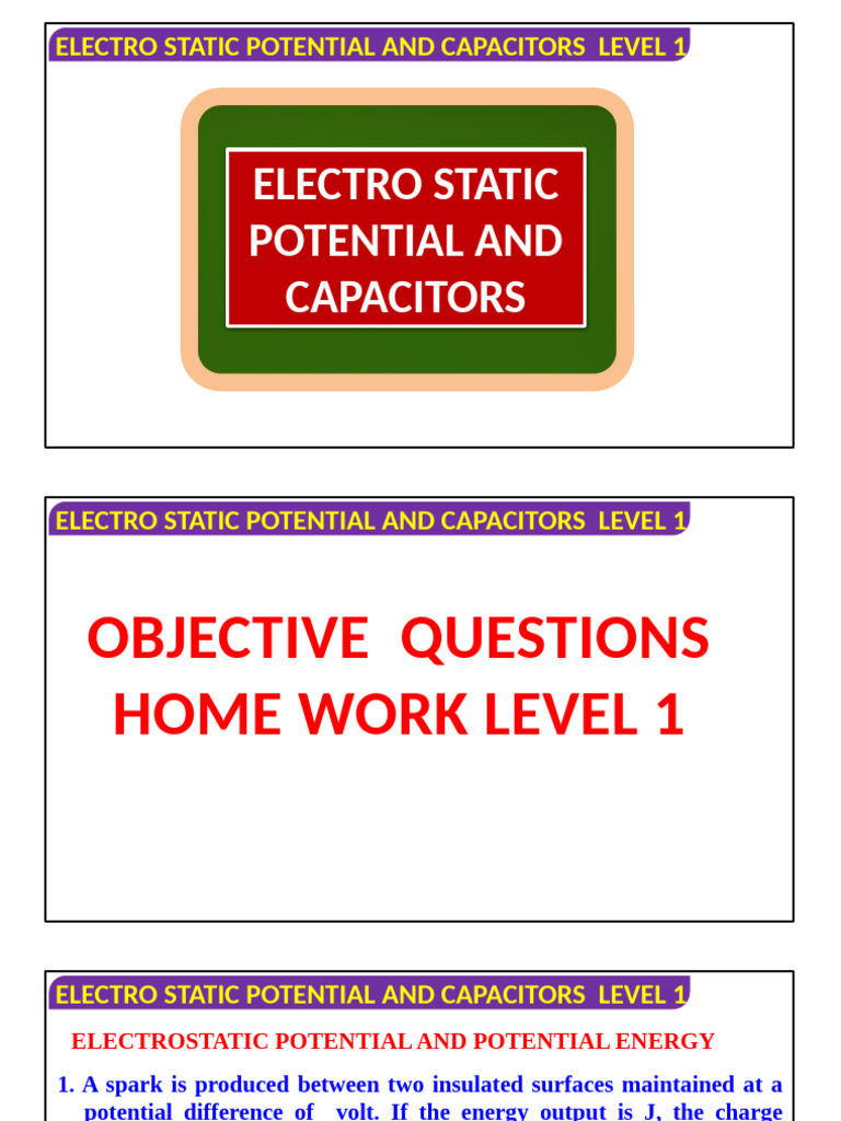 Phy SR Epc m05 Otq l1 HW | PDF | Capacitor | Capacitance