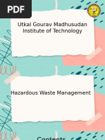 Hazardous Waste Management Rules 2016 | PDF | Waste | Waste Management